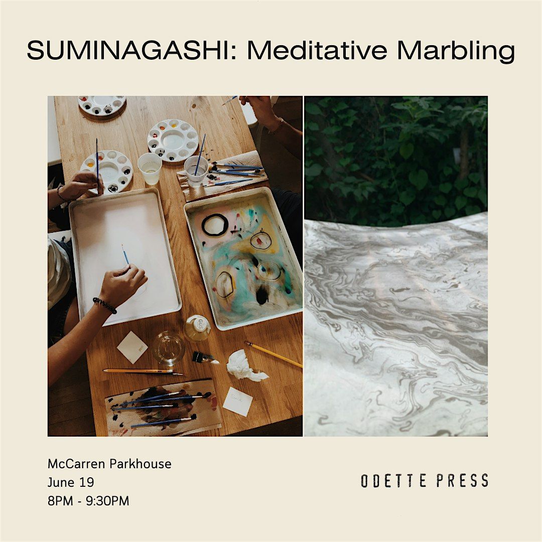 Suminagashi: Meditative Paper Marbling Workshop at McCarren Parkhouse, McCarren Parkhouse ...
