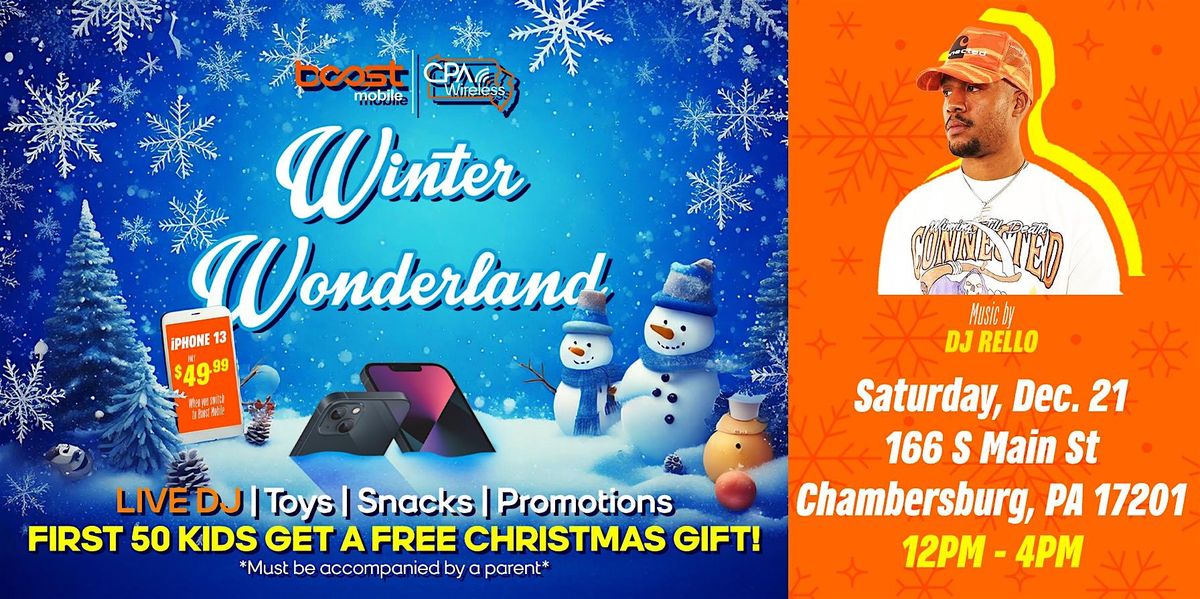 Boosts Winter Wonderland!, 166 South Main Street, Chambersburg, PA, USA ...