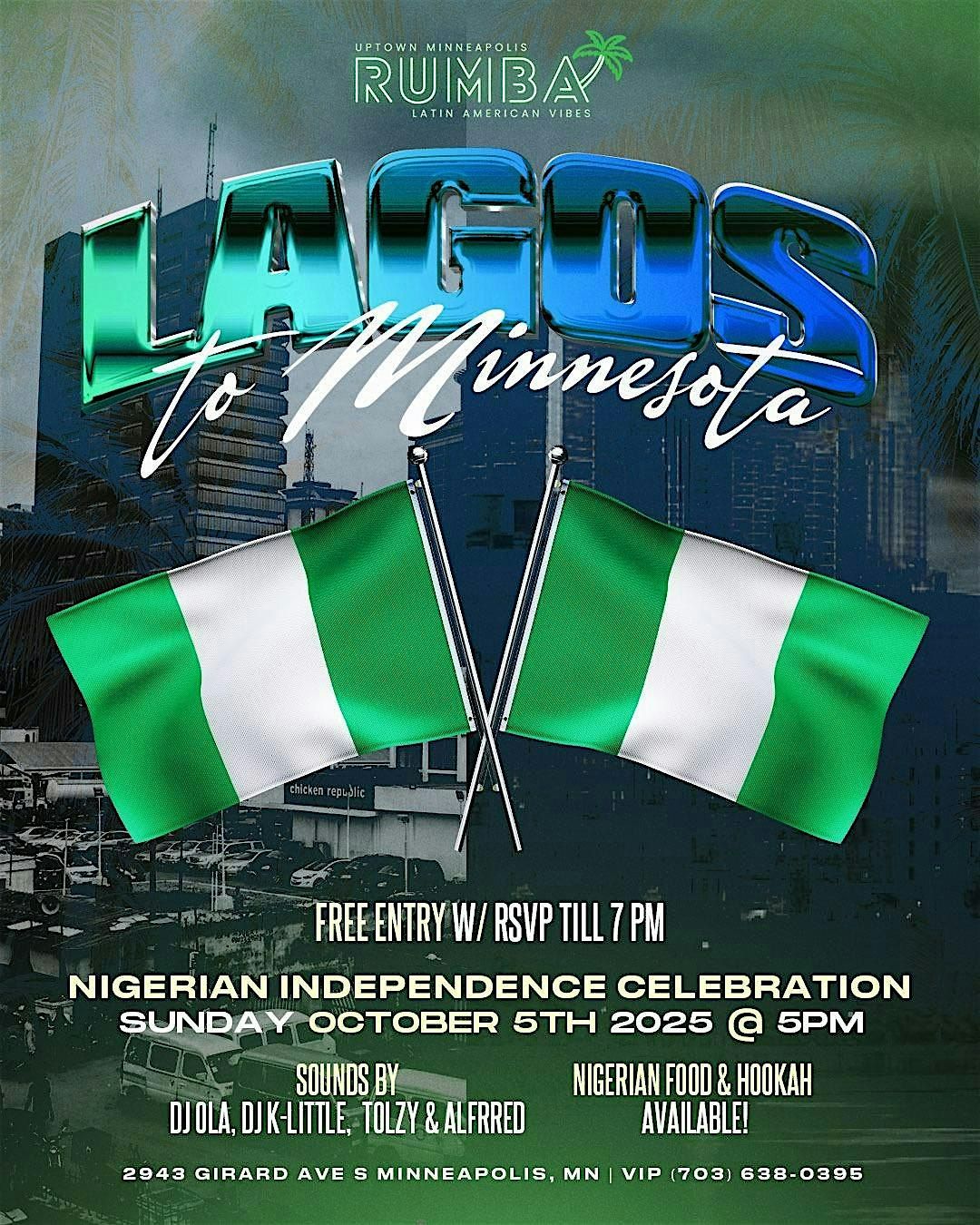 Nigerian Independence Celebration: Lagos to Minnesota, Rumba Uptown ...