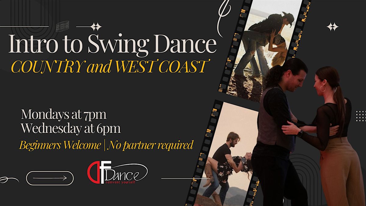 Intro to Swing Dance - Country Swing and West Coast Swing, DF Dance Studio, South Salt Lake, 14 ...