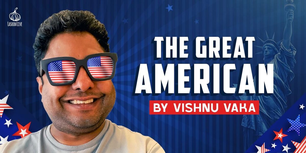The Great American India tour by Vishnu Vaka, Aaromale - Cafe and ...