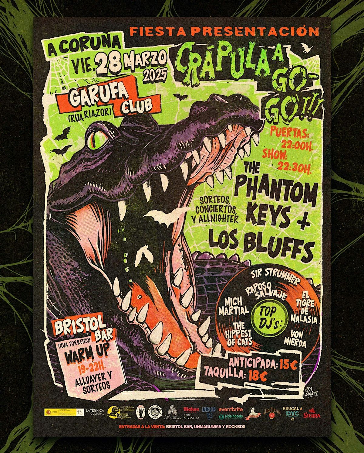 Fiesta presentación Crápula A Go-Go!!! A Coruña, Garufa Club, A Coruña ...