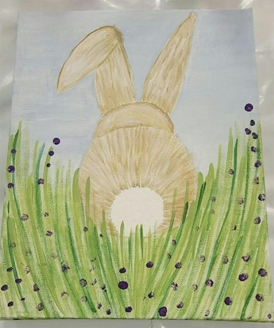Bunny Canvas Painting & Real Farm Animal Snuggles, Four Oaks Farm ...