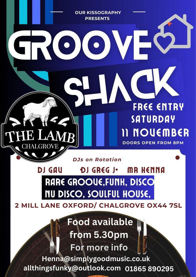 Groove Shack, The Lamb Chalgrove, December 23 2023 | AllEvents.in