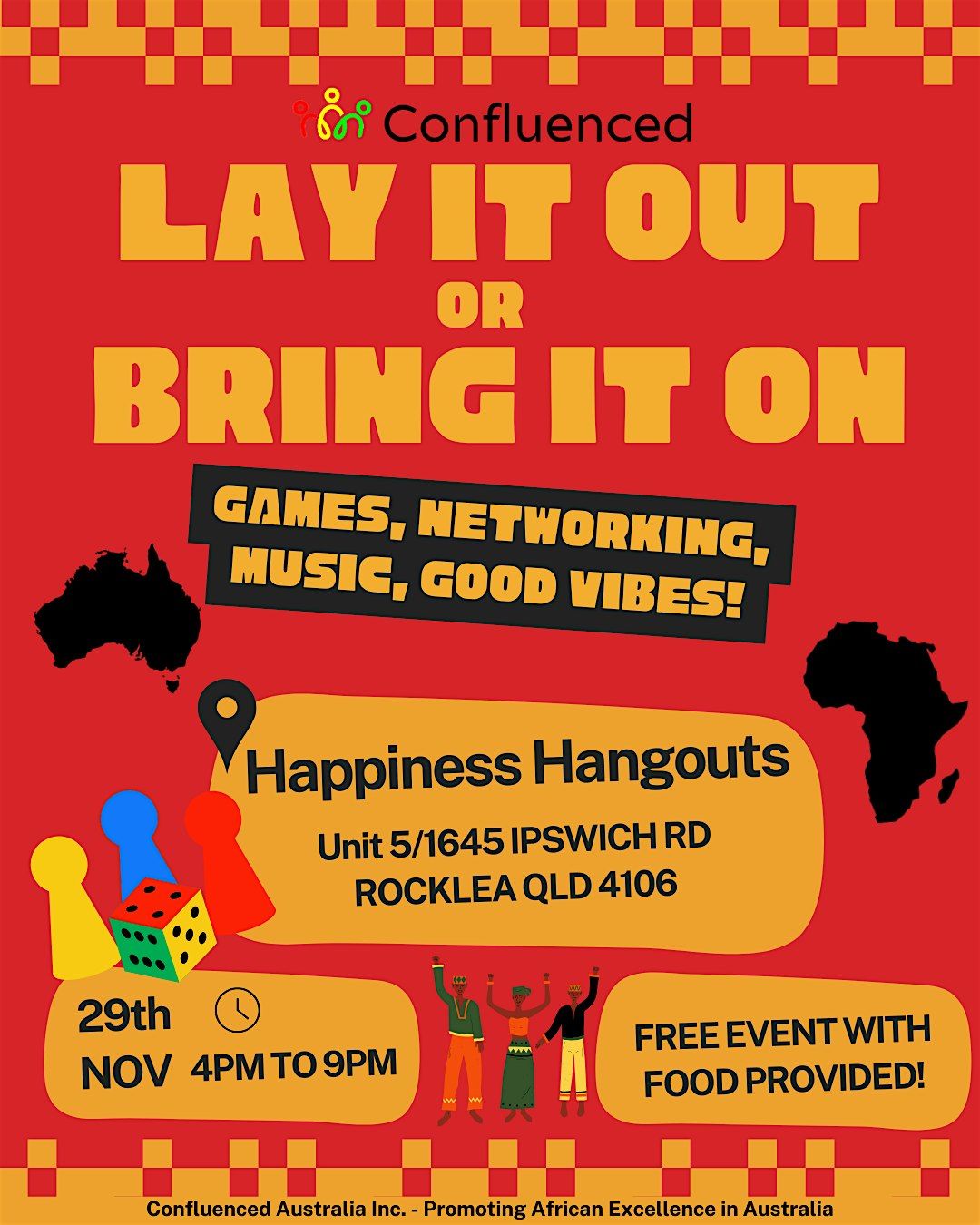 Confluenced End of Year Event - LAY IT OUT or BRING IT ON, Happiness ...