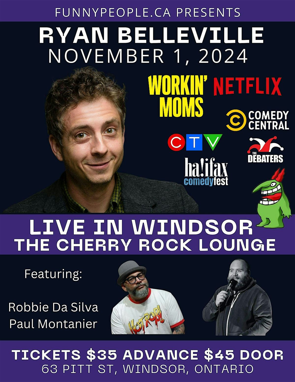 Netflix Star Ryan Belleville Stand Up Comedy, The Cherry, Windsor, 16 ...