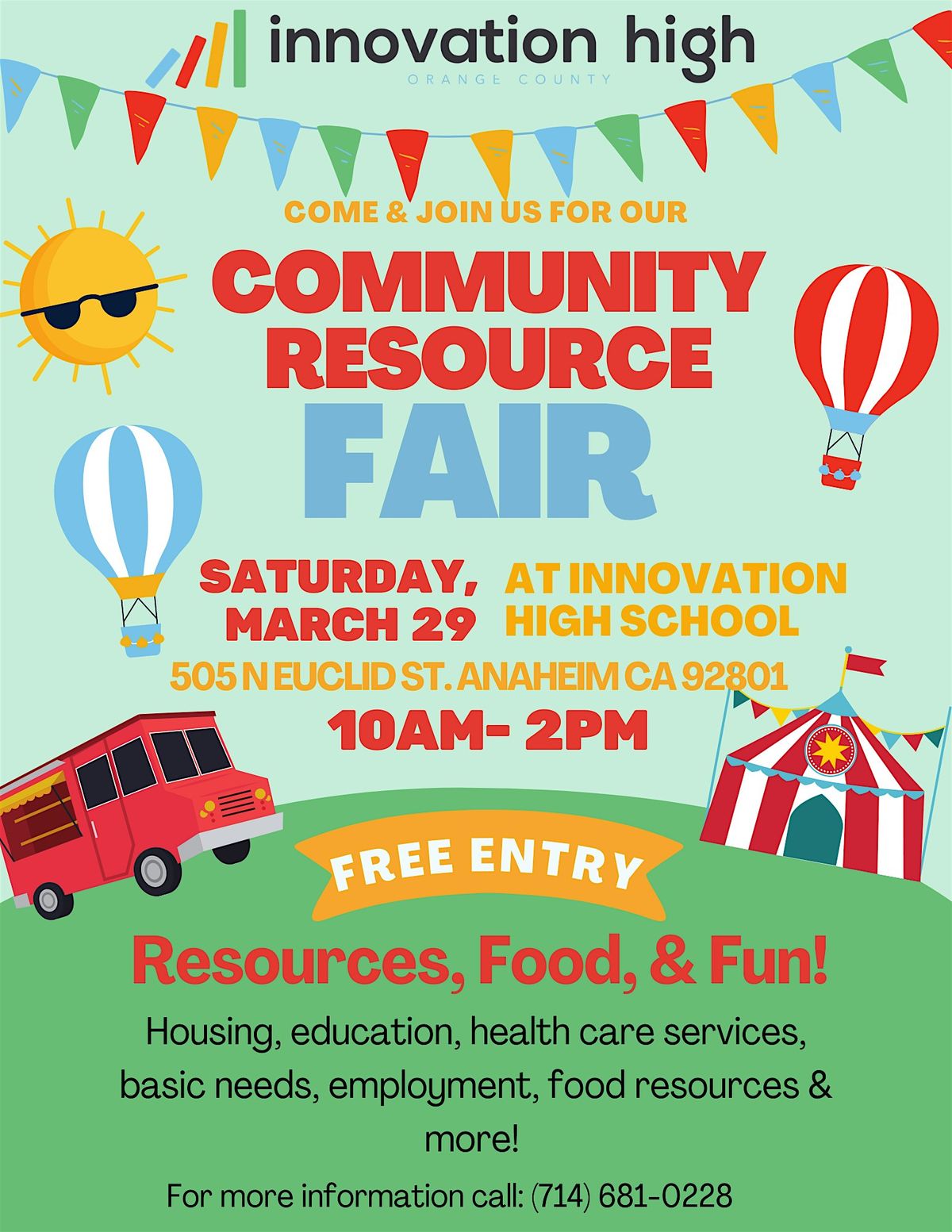 Community Resource Fair, 505 N Euclid St, Anaheim, 29 March 2025 ...
