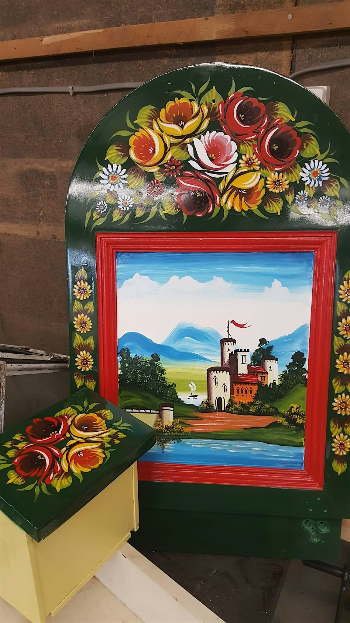 Roses and Castles - traditional canal art with Phil Speight, Bollington ...