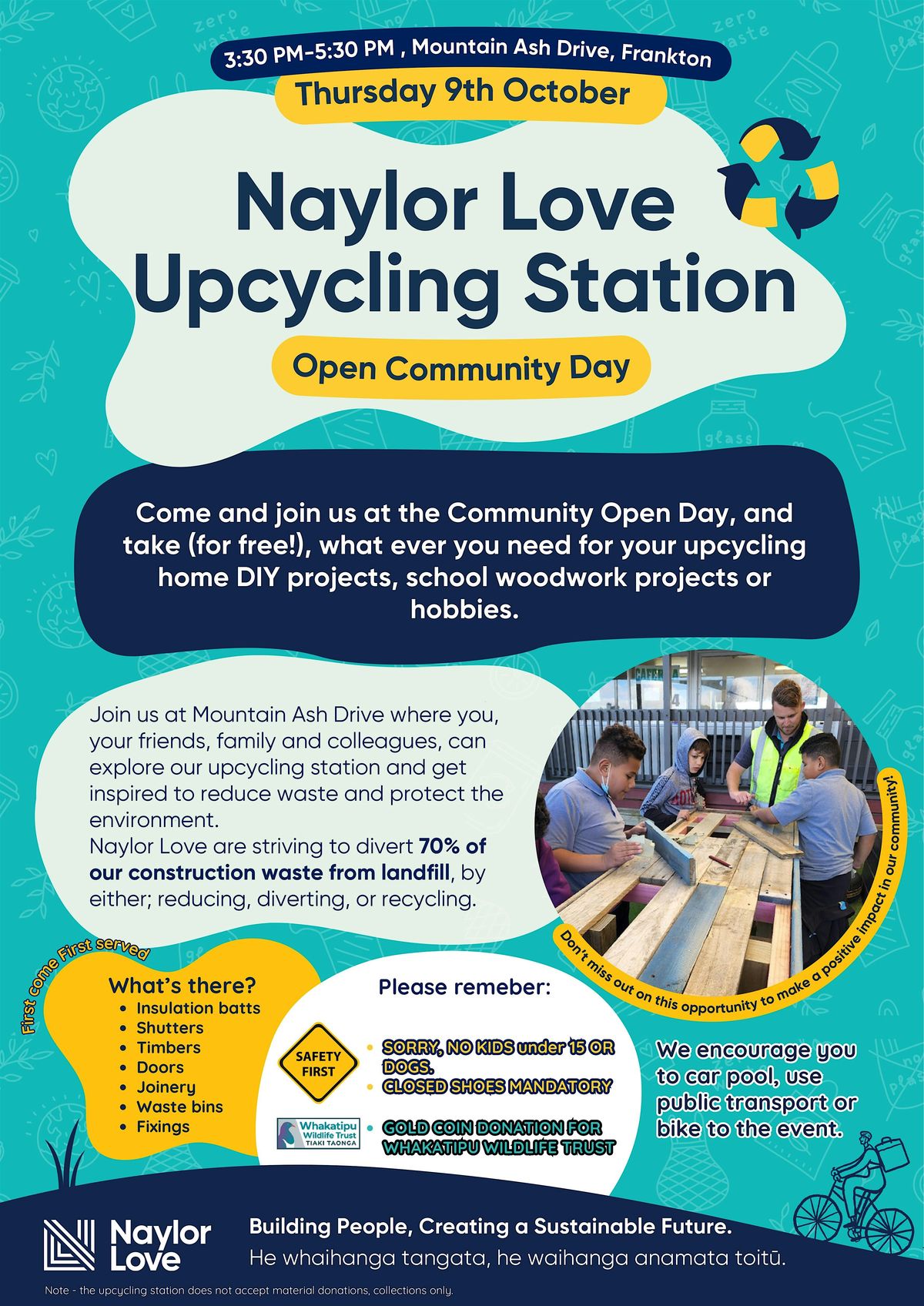 Naylor Love Upcycling Station - Community Open Day, Mountain Ash Drive ...