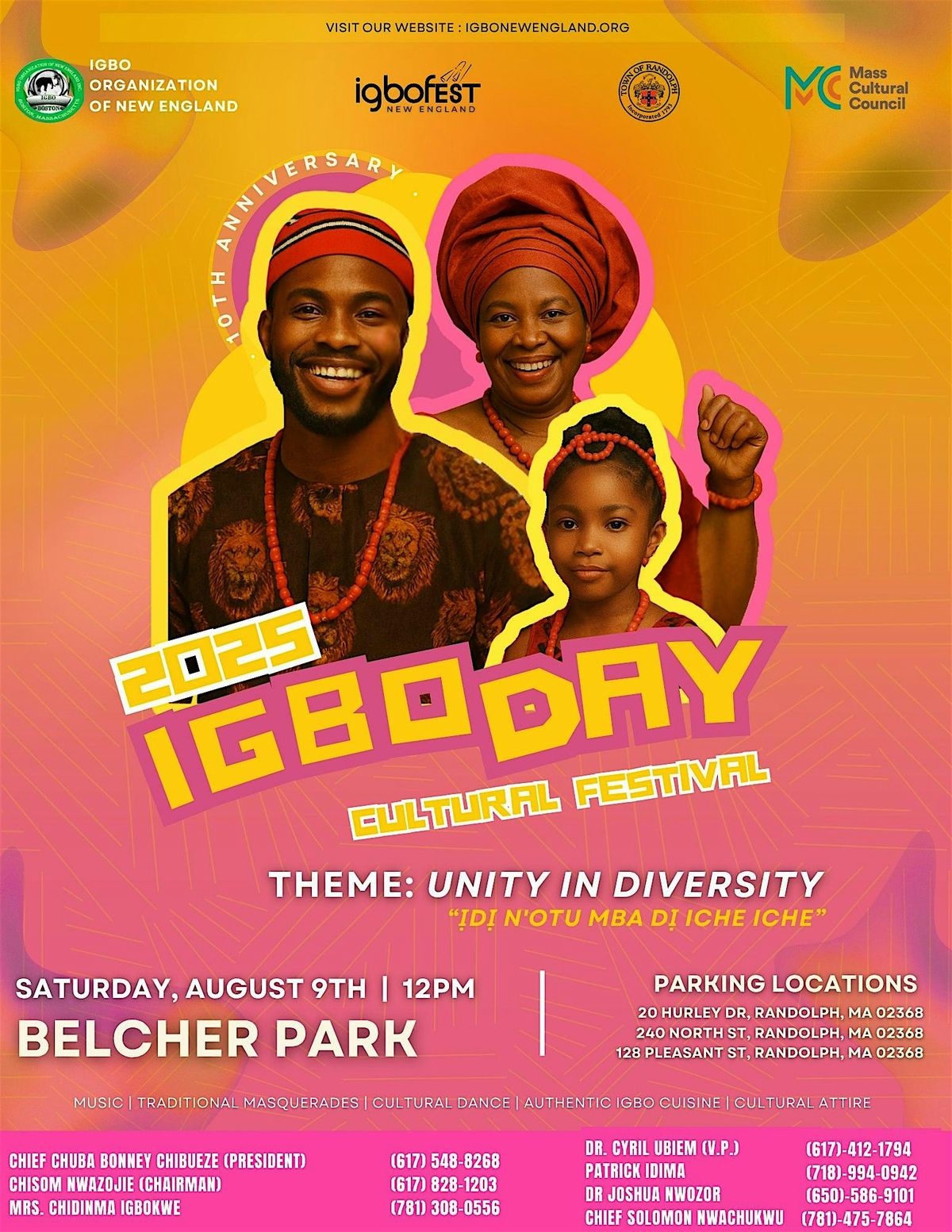 NIGERIAN IGBO DAY CULTURAL FESTIVAL NEW ENGLAND 2025, Belcher Park ...