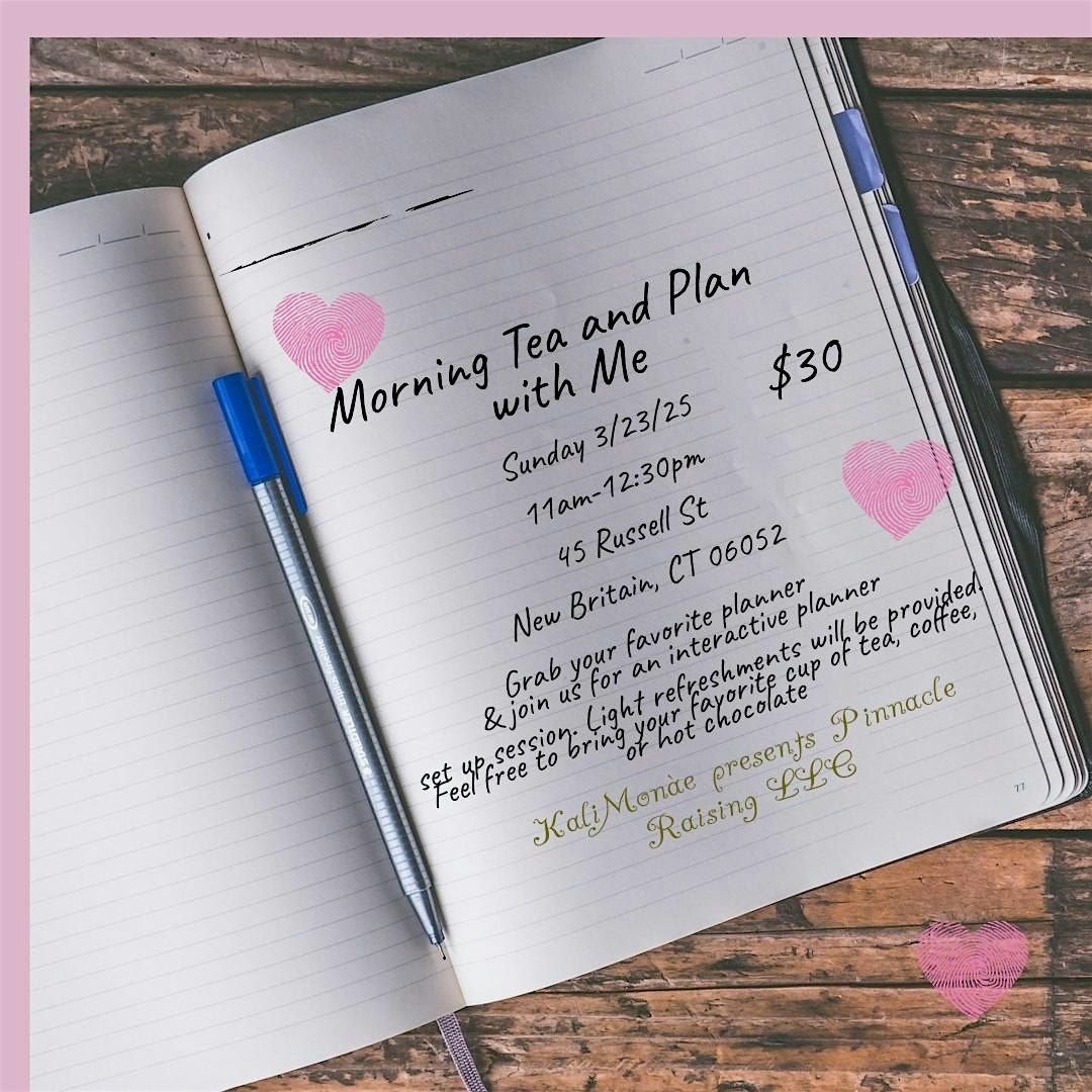 Morning Tea & Plan with Me (planner set up workshop), 45 Russell St ...