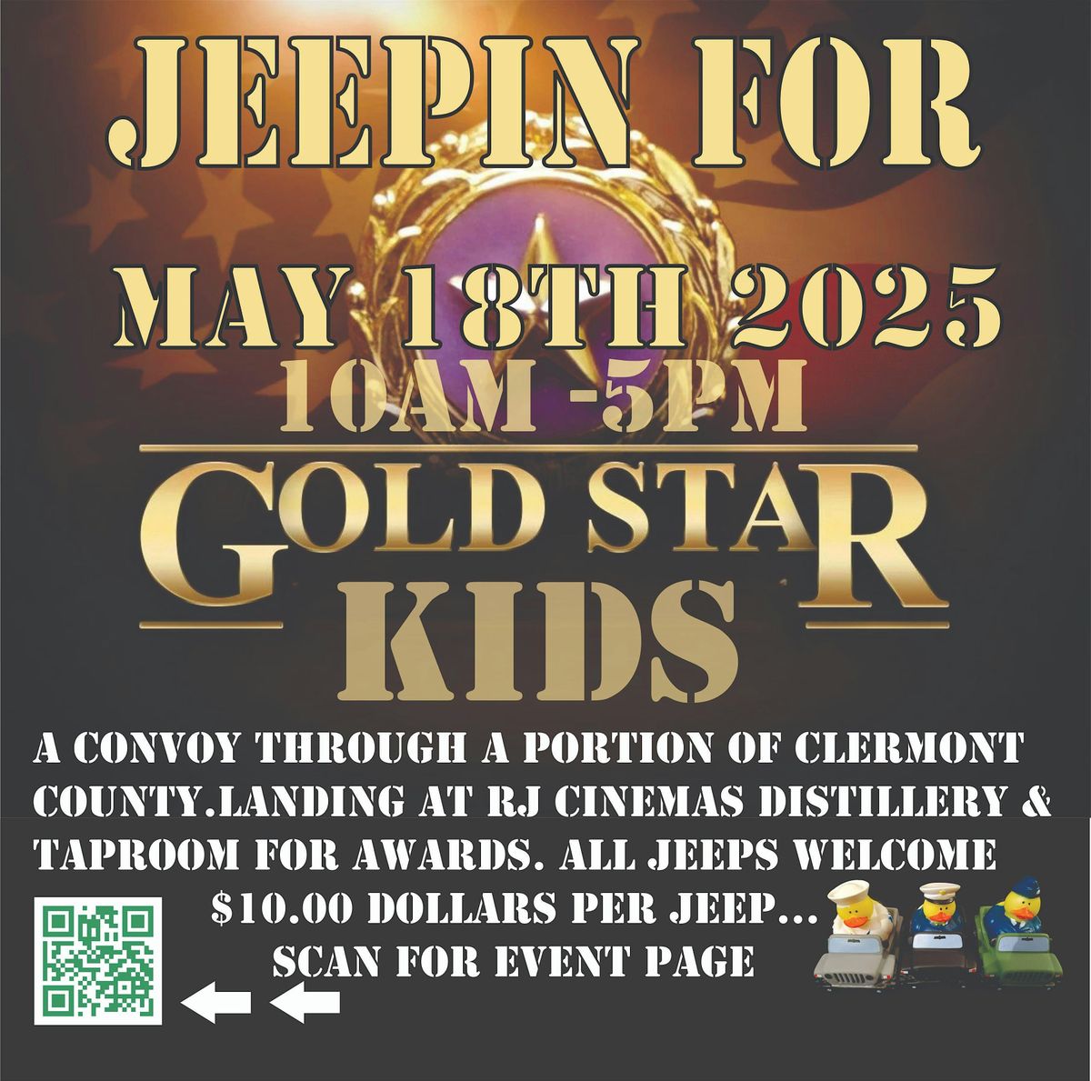 Jeepin for Gold Star Kids benefiting: A Soldiers Child Foundation, East ...