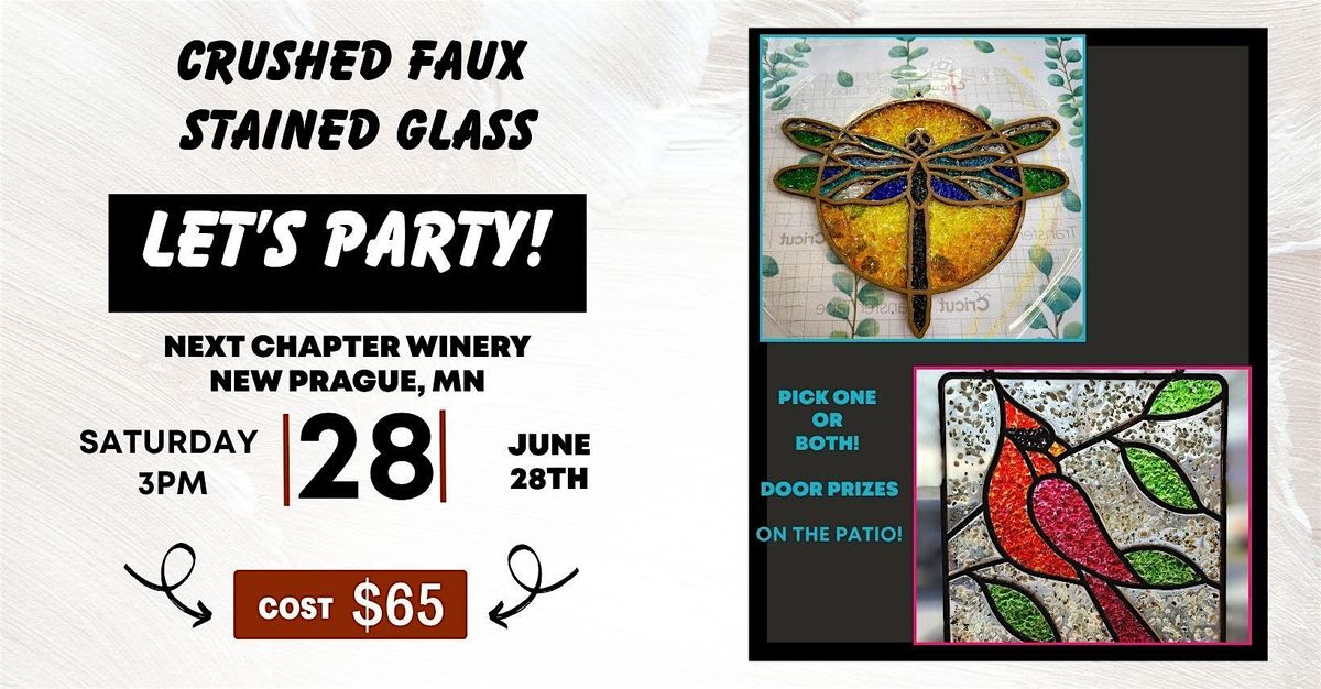 Make Your Own Stained Glass Sun-Catcher, Next Chapter Winery, New ...