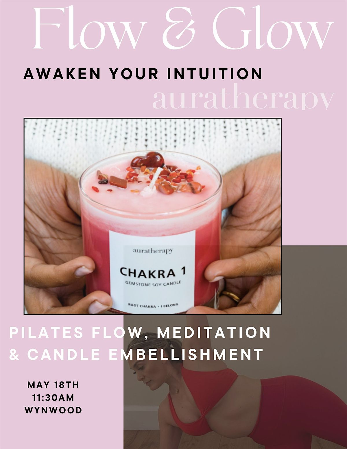 Flow & Glow: Pilates Flow, Meditation & Candle Embellishment ...