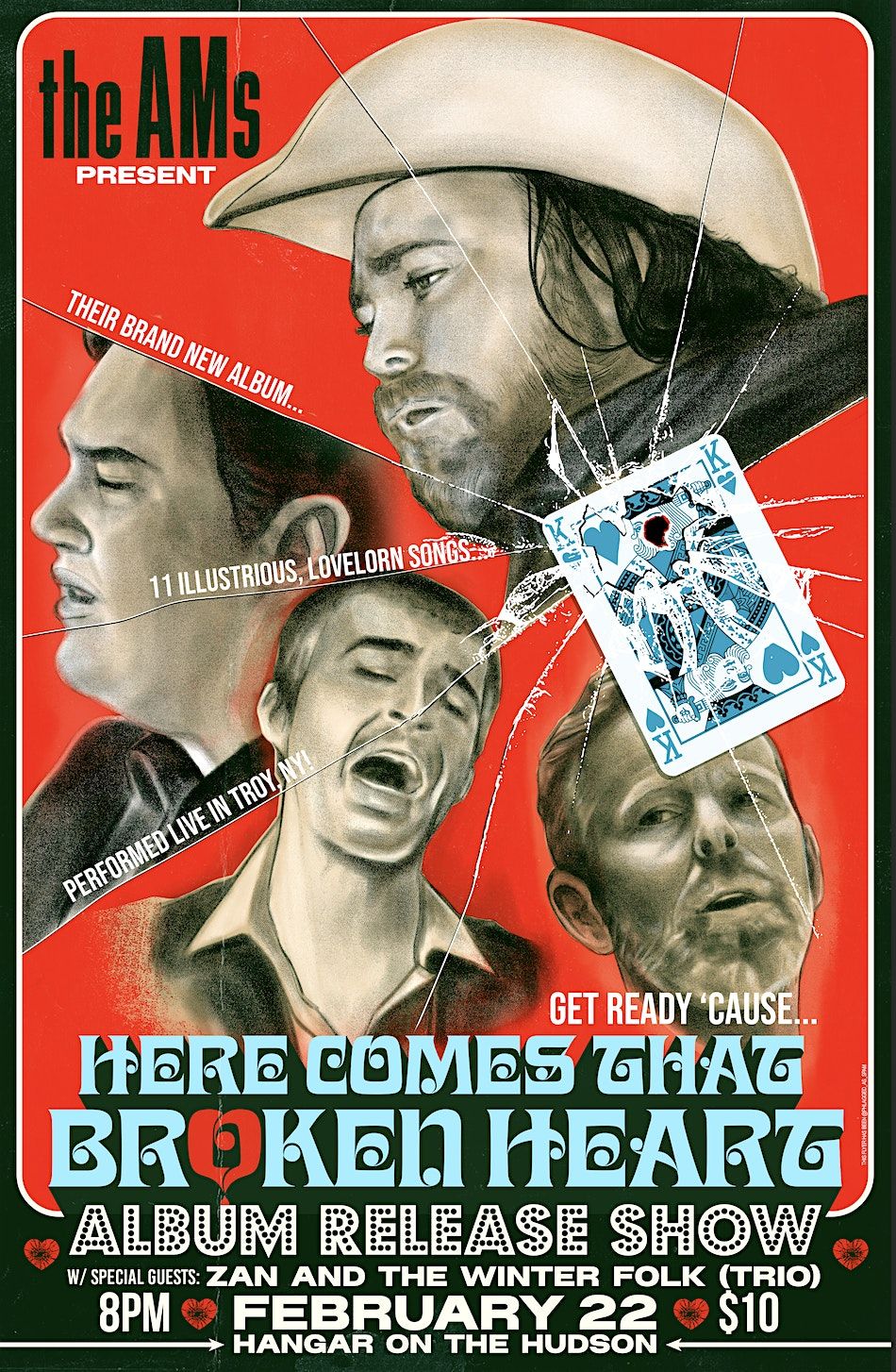 The AMs Album Release Show!, The Hangar on the Hudson, Troy, 22 ...