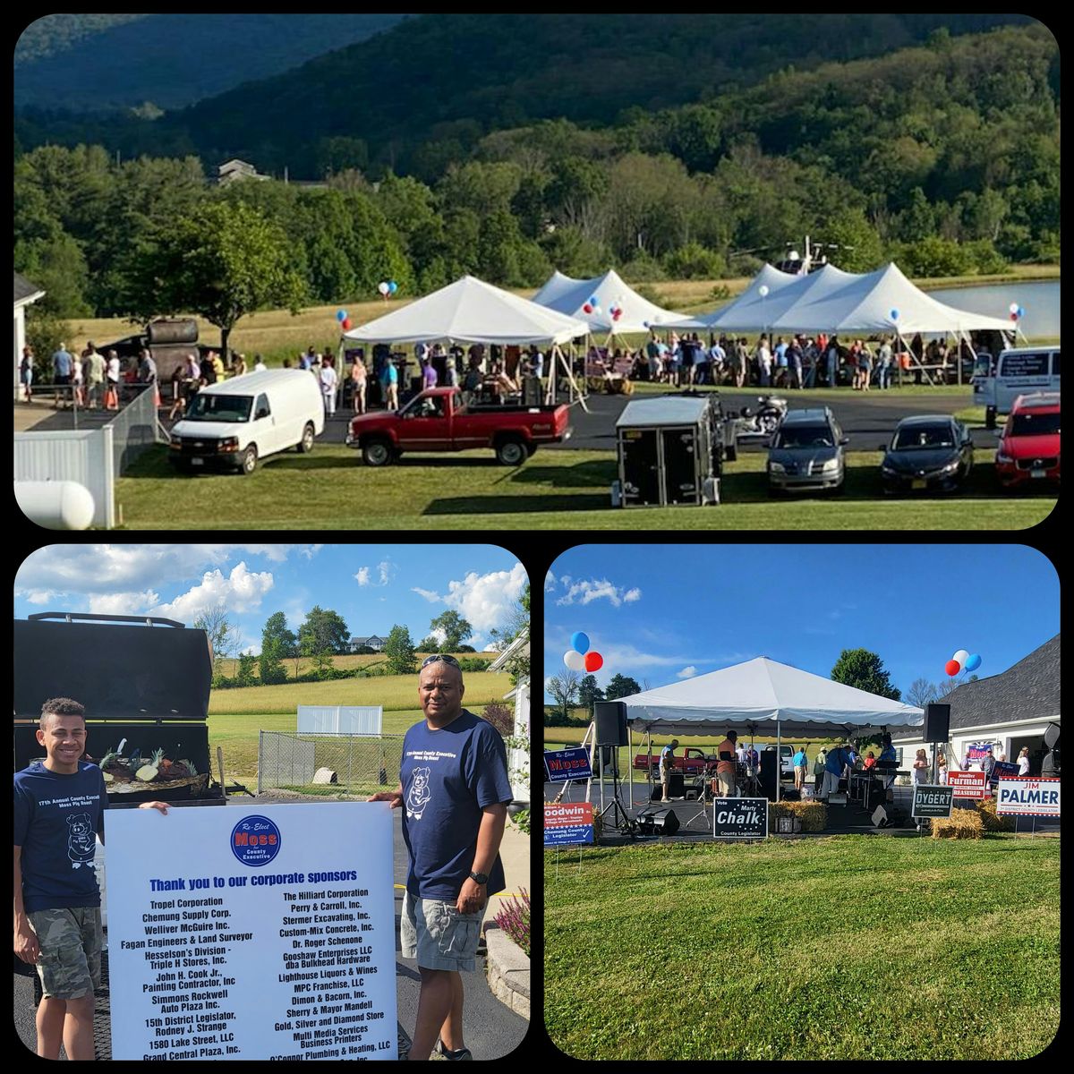 20th Anniversary County Executive Moss Pig Roast, 382 Stiles Rd, Elmira ...