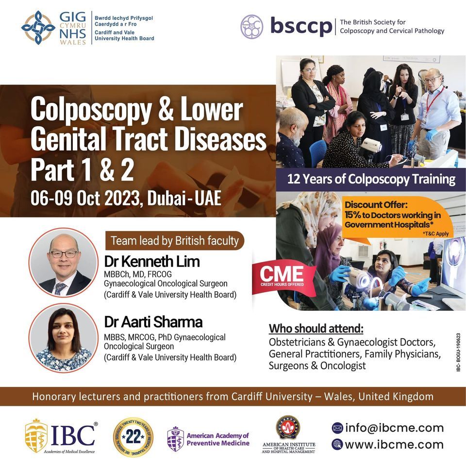 Colposcopy & Lower Genital Trace Diseases Part 1 & 2, Grand Excelsior ...