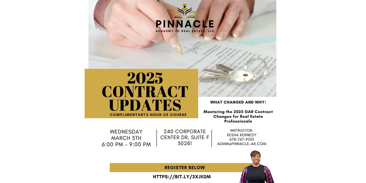 Mastering the 2025 GAR Contract Changes for Real Estate Professionals ...