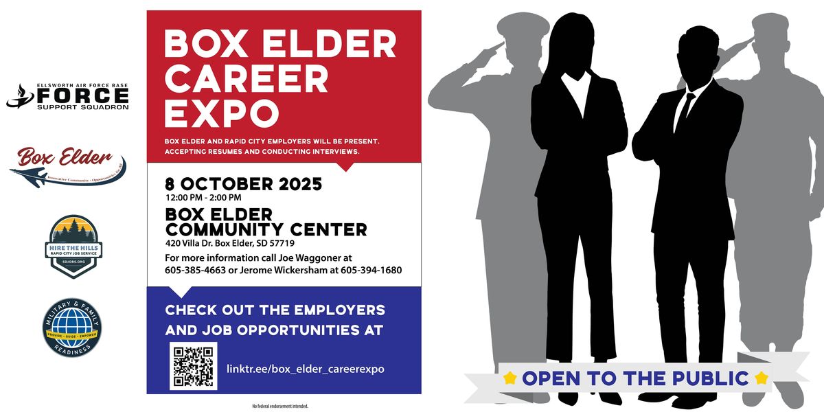 Box Elder Career Expo - (Oct 2025), Box Elder Community Center, 8 ...