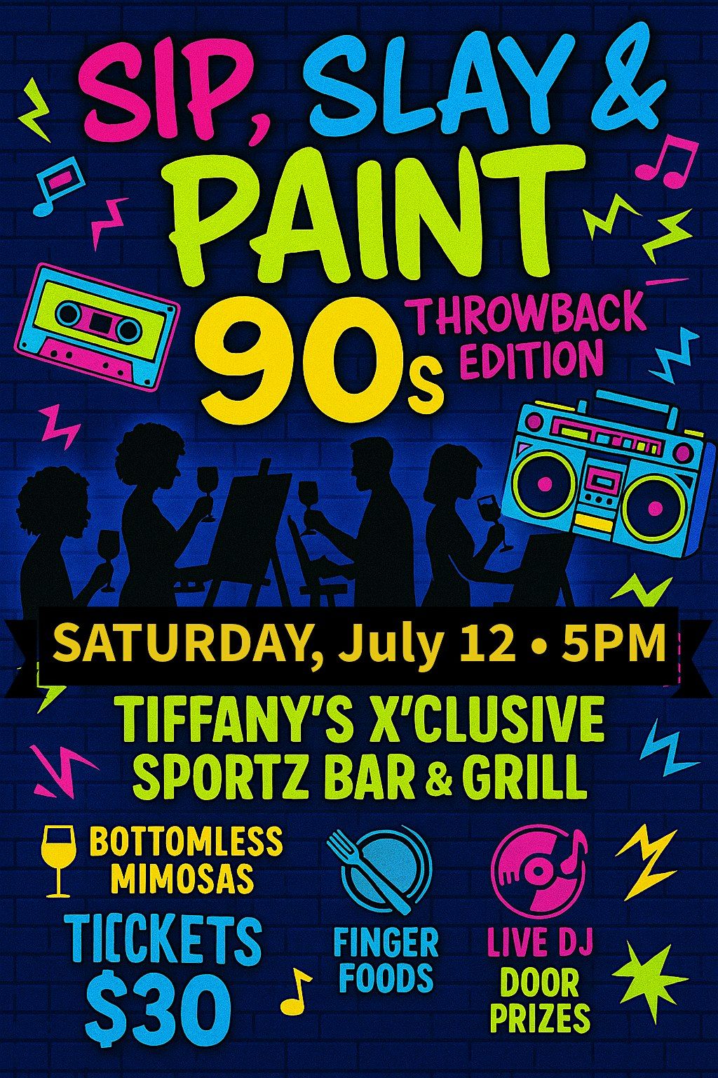 SIP, SLAY & PAINT: 90S THROWBACK EDITION, 342 S Mound St, Yazoo City ...