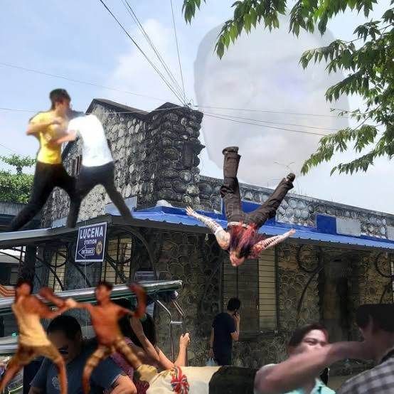 Suntukan sa PNR Lucena Station kasama si Princess Fiona the Ogre, PNR ...