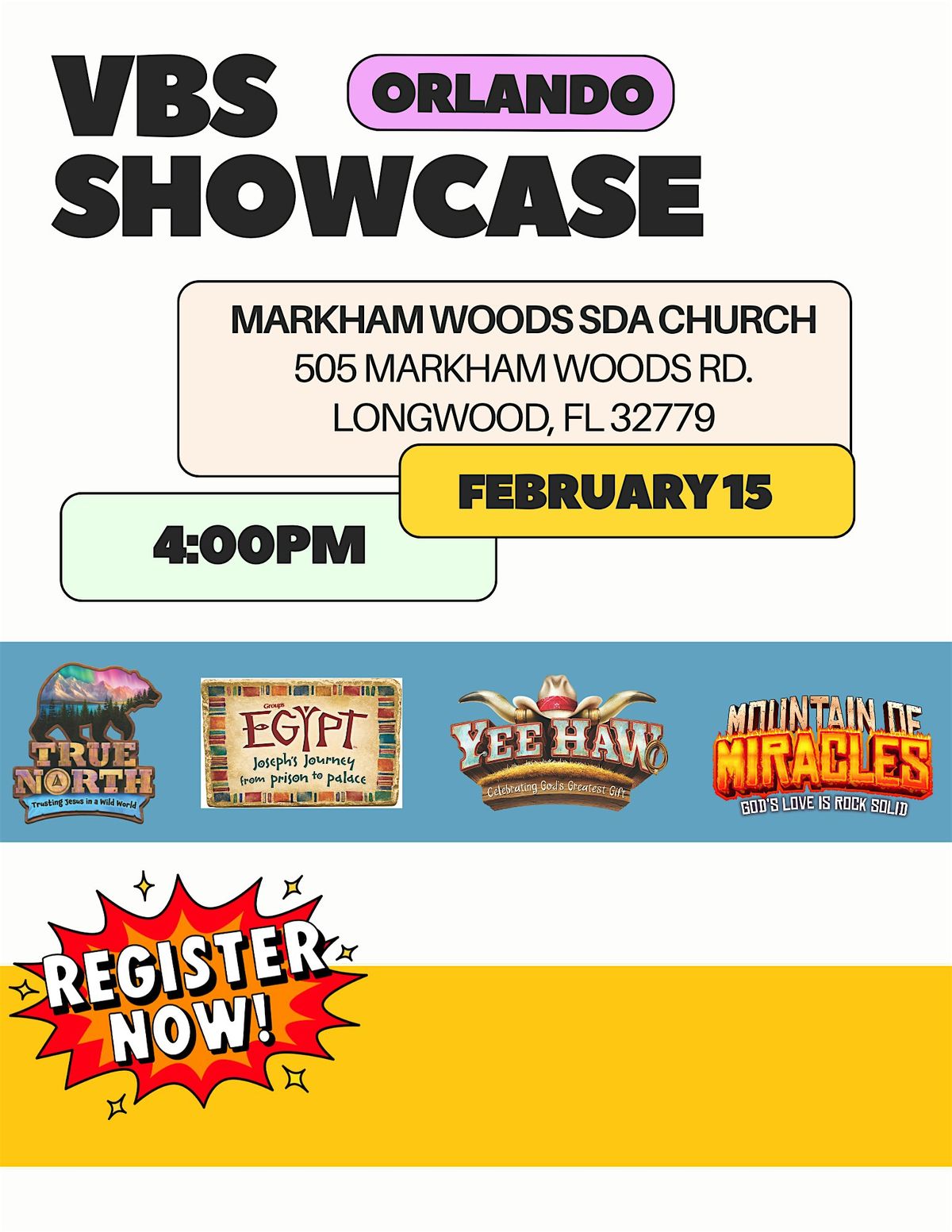 VBS Showcase, Markham Woods Seventh-day Adventist Church, Longwood, 15 ...
