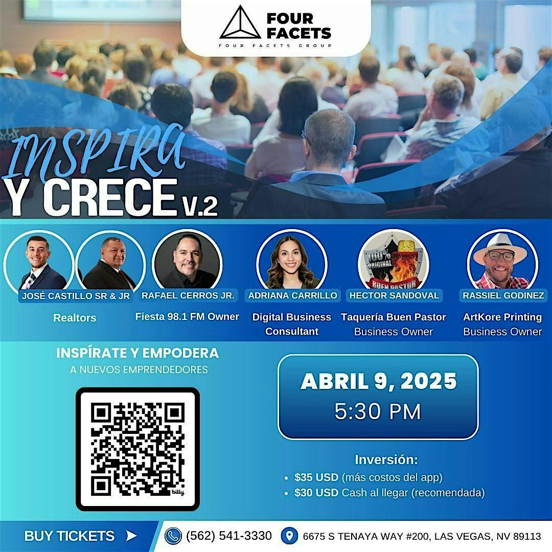 INSPIRA Y CRECE V.2, 6675 S Tenaya Way ste 200, Las Vegas, 9 April 2025 ...