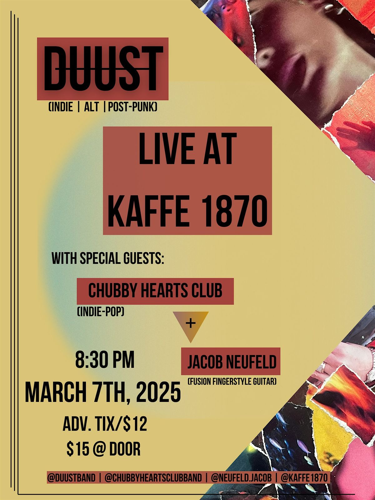 DUUST Live At Kaffe 1870 With SG/ Chubby Hearts Club & Jacob Neufeld ...