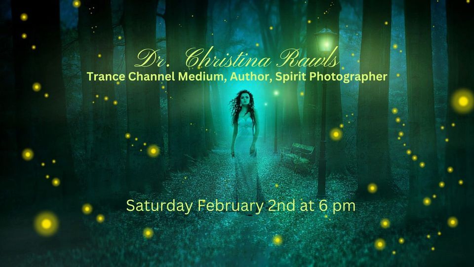 An Evening with Dr. Christina Rawls, 3 Spirals Studio, Chagrin Falls, February 2 2024 | AllEvents.in