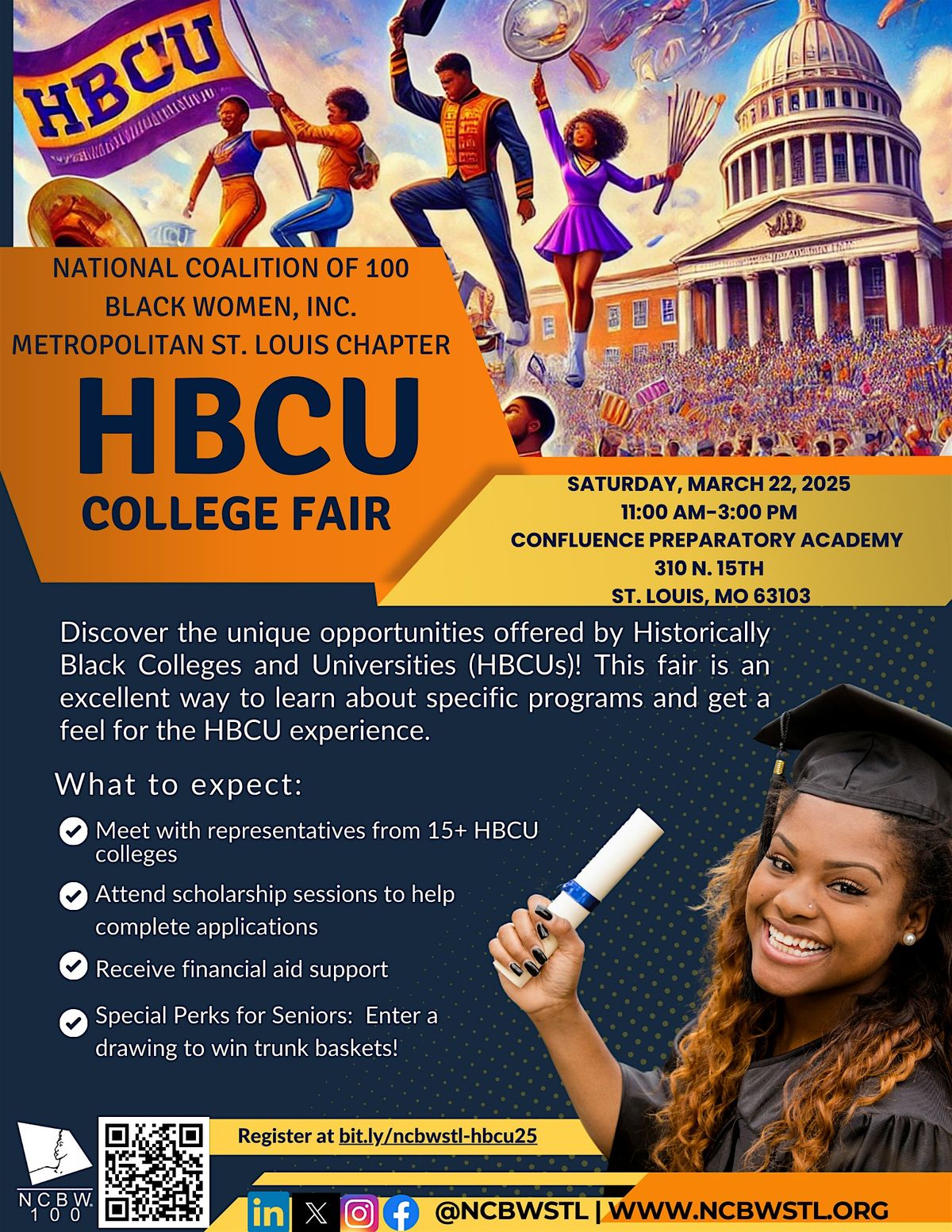 2025 HBCU College Fair, Confluence Preparatory Academy, St. Louis, 22 ...