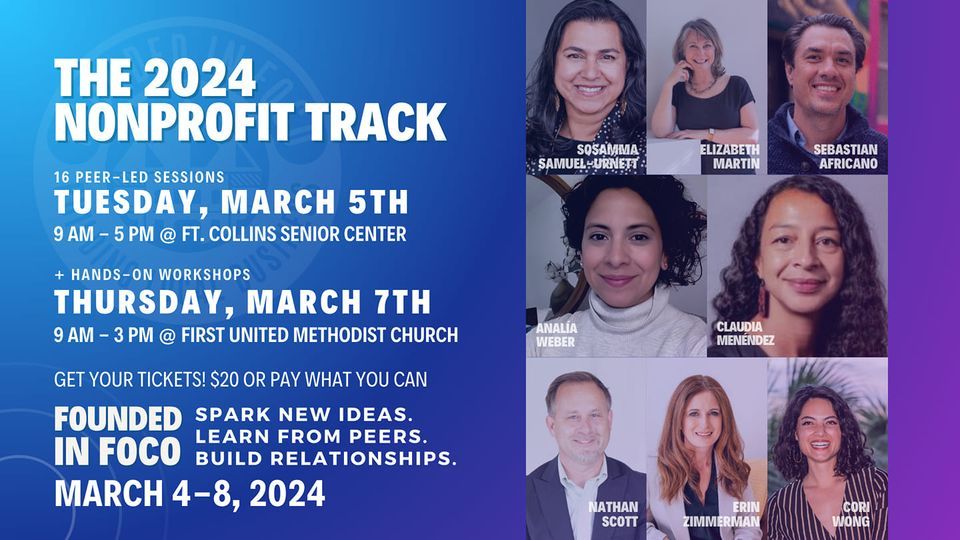 NonProfit Track at Founded in FoCo: Tuesday, March 5th, Fort Collins ...