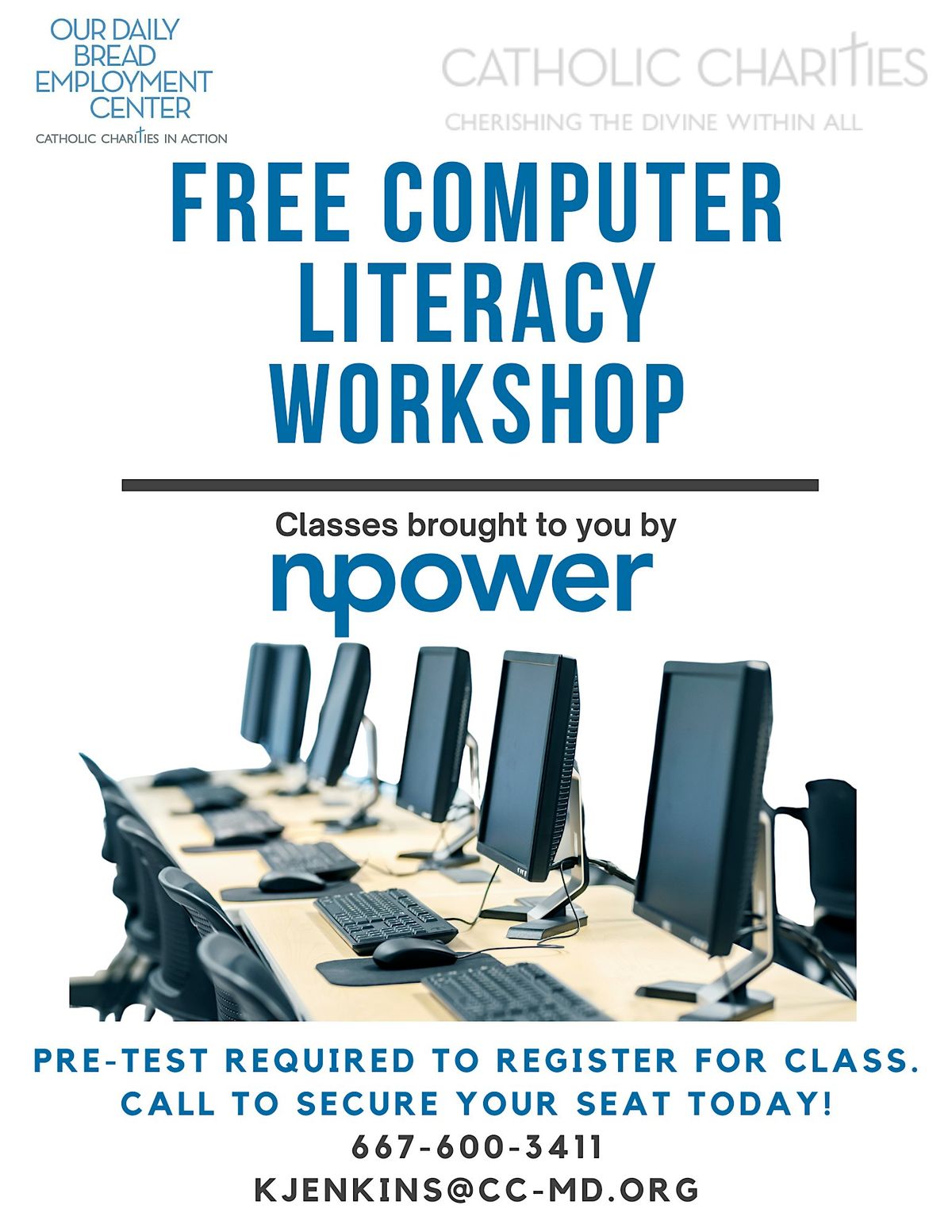 Free Computer Literacy Workshops!, Our Daily Bread Employment Center ...