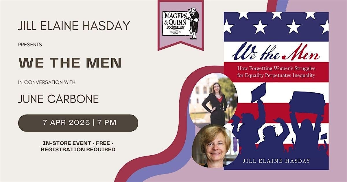 Jill Elaine Hasday presents We the Men in conversation with June ...