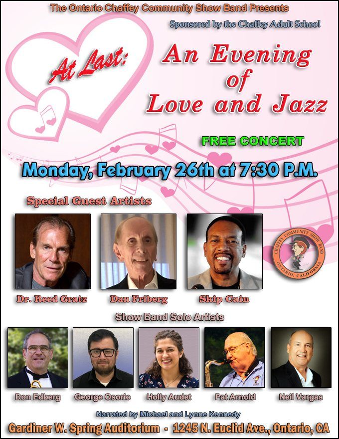 At Last: An Evening of Love and Jazz, Gardner W Spring Auditorium ...