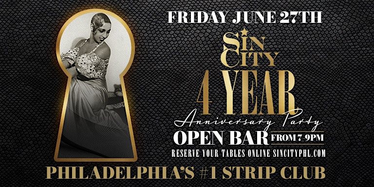 Sin Citys 4 Year Anniversary Party, Sin City Cabaret Nightclub ...
