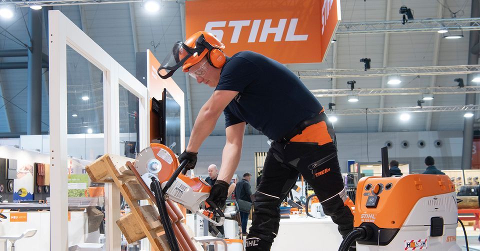 STIHL auf der Holz-Handwerk 2024, Nürnberg Messe, 19 March to 22 March ...
