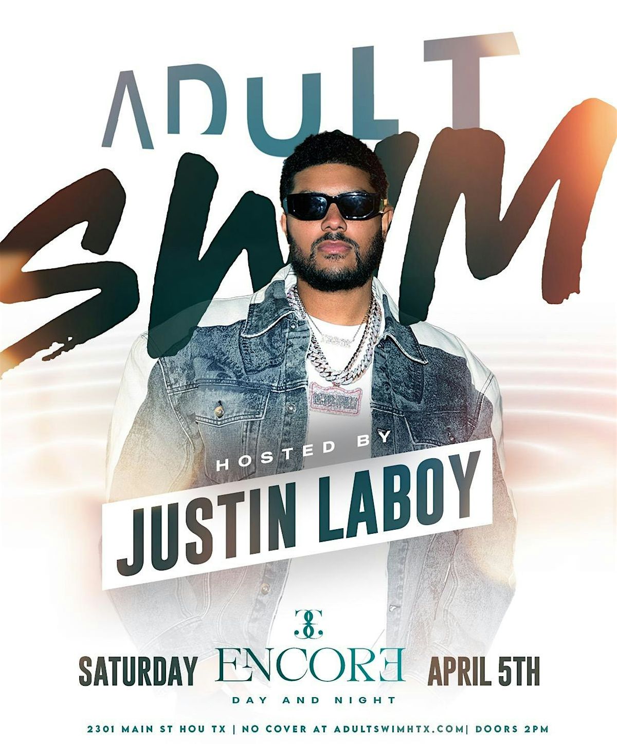Adult Swim Saturdays Pool Party Text "Swim "To 832-577-7501 For ...