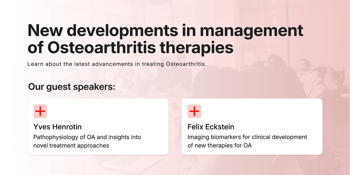 New developments in management of Osteoarthritis therapies, GIGA tower ...