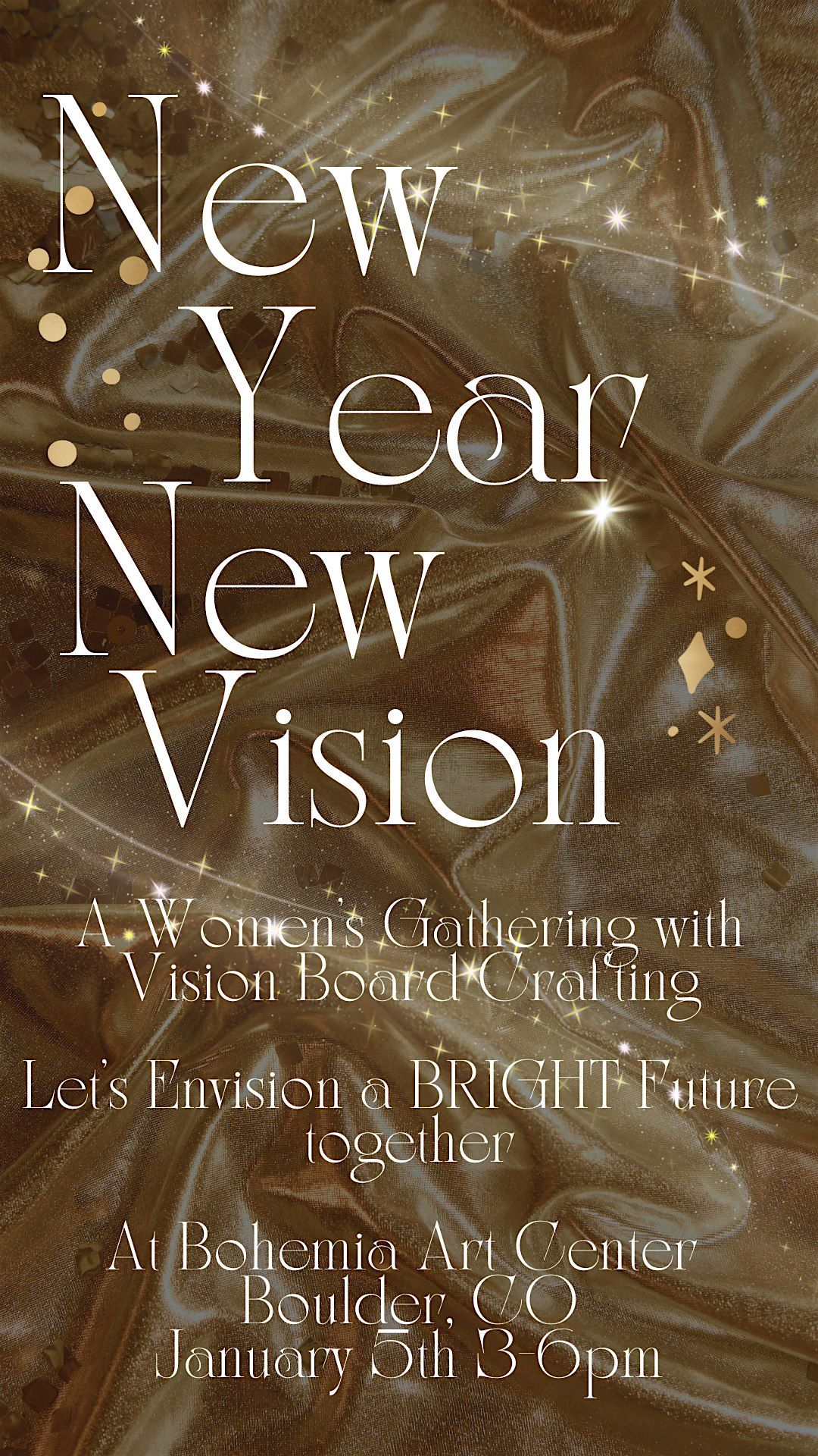 New Year New Vision: A Womens New Year Gathering with Vision Board ...