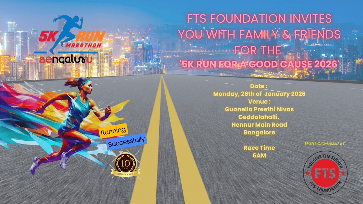 R Day 2026 5K Marathon 'Run for a Cause', Guanella Preethi Nivas ...