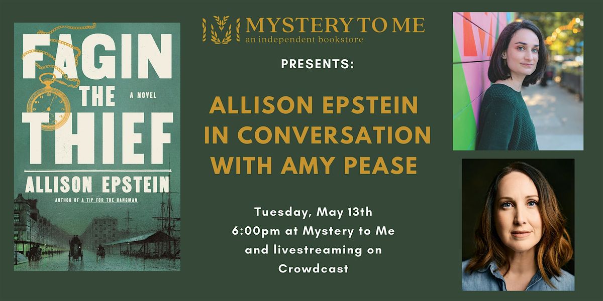 Live@MTM: Allison Epstein in Conversation with Amy Pease, Mystery to Me ...