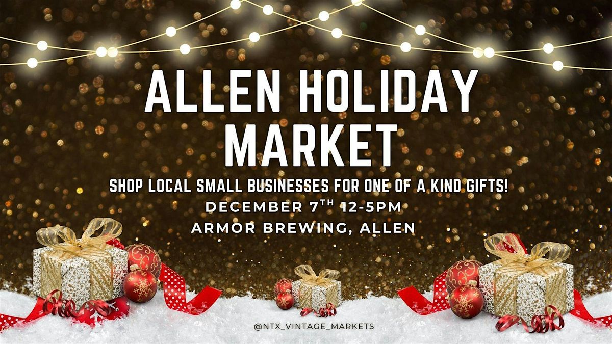Allen Holiday Market, The HUB, Allen, 7 December 2025 | AllEvents