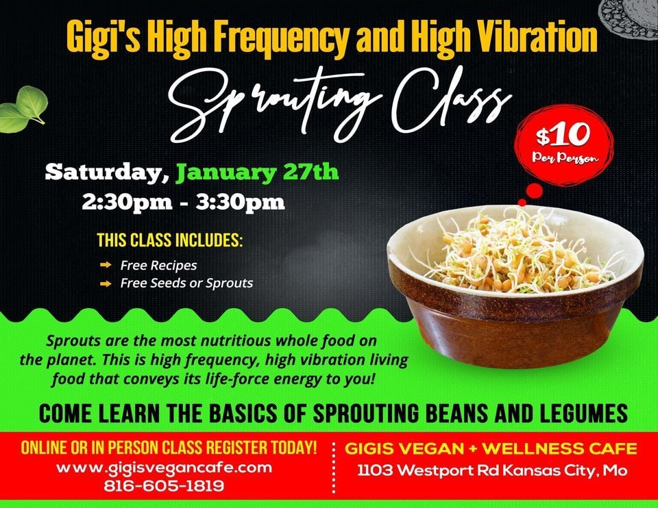 High vibration and high frequency Sprouting Clasd , Gigi’s Vegan ...
