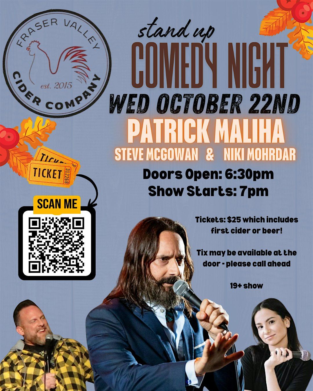 Comedy Night at Fraser Valley Cider Co., The Fraser Valley Cider ...
