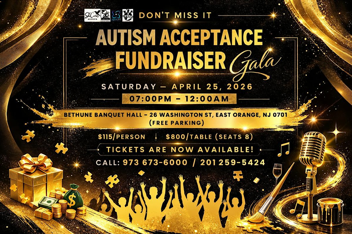 Autism Acceptance Fundraiser, Bethune Banquet Hall, East Orange, 25 ...