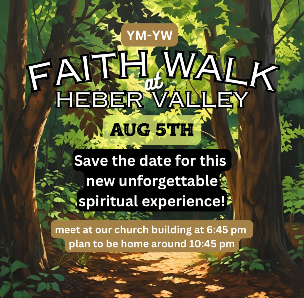 Faith Walk, Herber Valley LDS Camp, Heber, 5 August 2025 | AllEvents