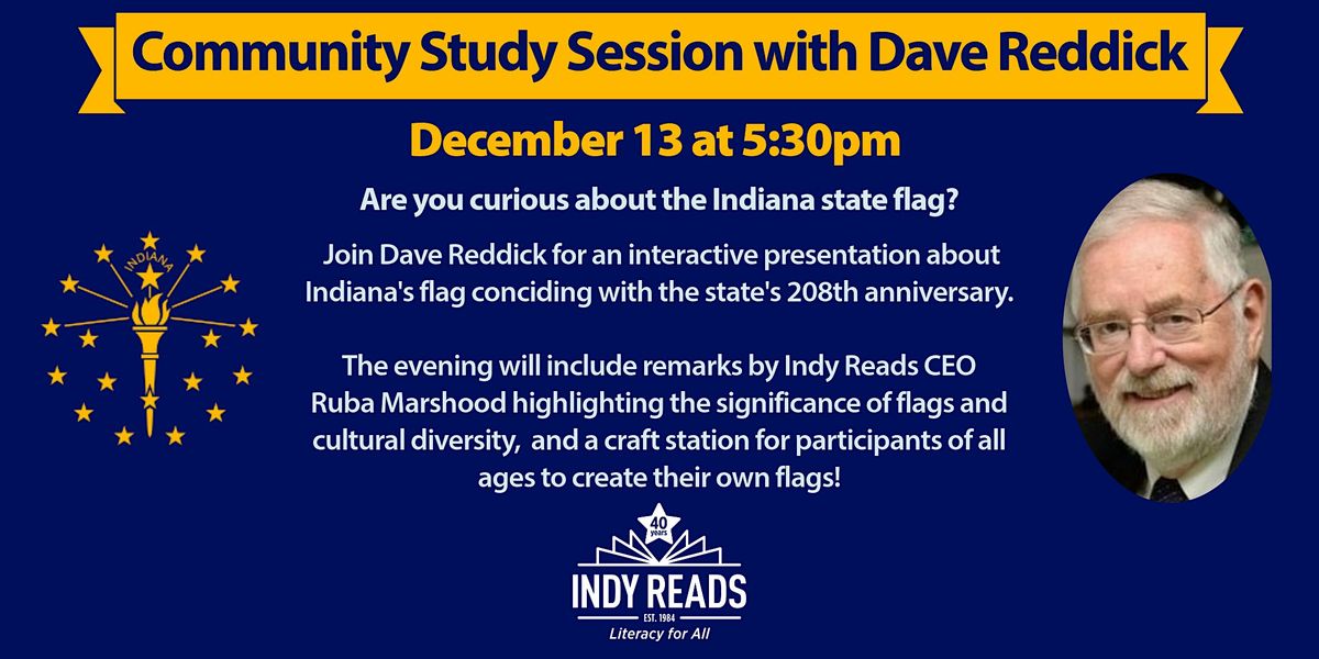 Community Study Session with Dave Reddick, Indy Reads, Indianapolis, 13 ...