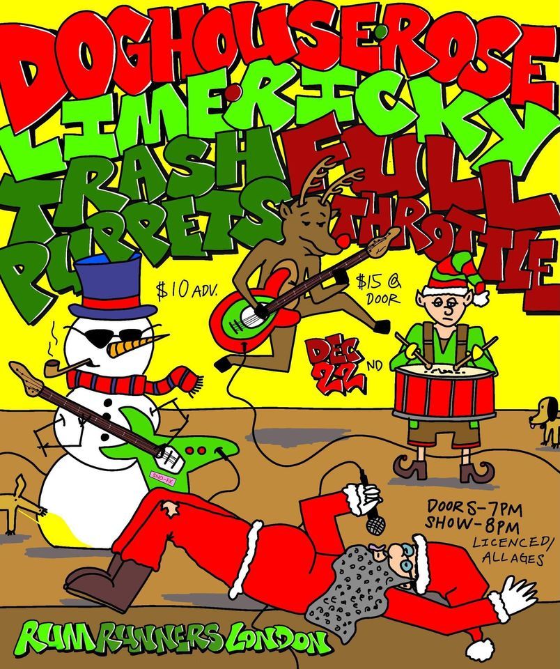 DOGHOUSE ROSE & TRASH PUPPETS w/ Lime Ricky, and Full Throttle ...