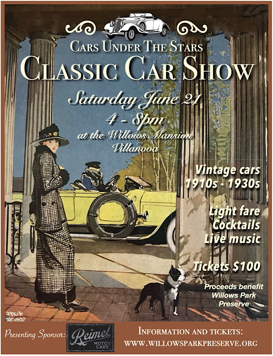 Classic Car Show at the Willows Mansion, The Willows Park, Villanova ...