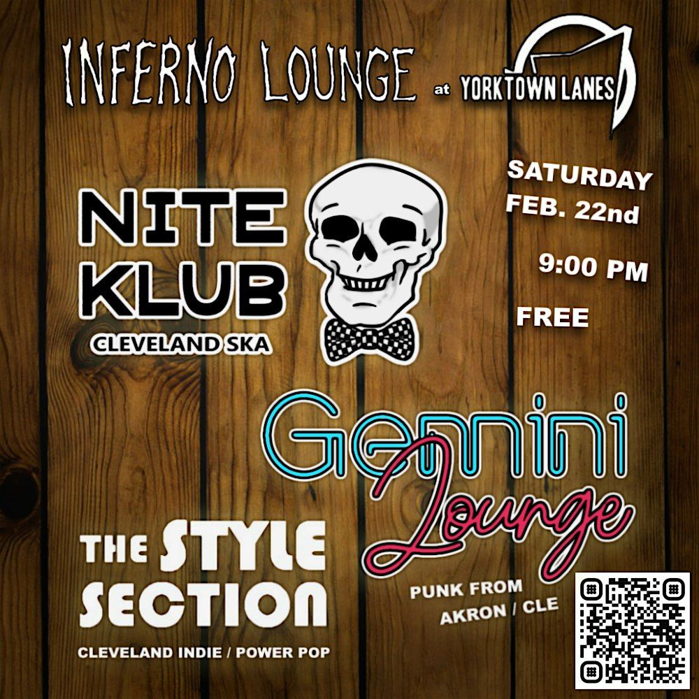 NITE KLUB / Gemini Lounge / The Style Section, Yorktown Lanes, Parma ...
